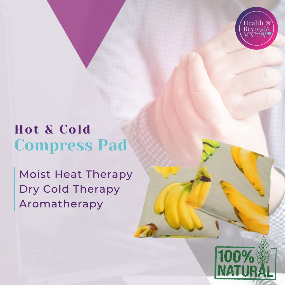 Natural Hand Wrist Warmer Hot and Cold Compress Pad (2 pcs) Moist heat ...