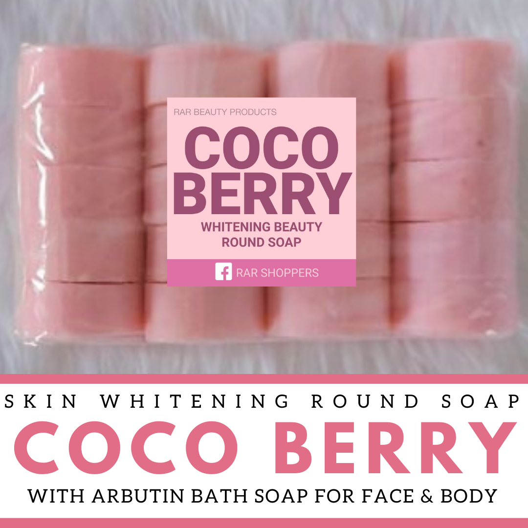 COCOBERRY with ARBUTIN whitening beauty soap for face and body with ...