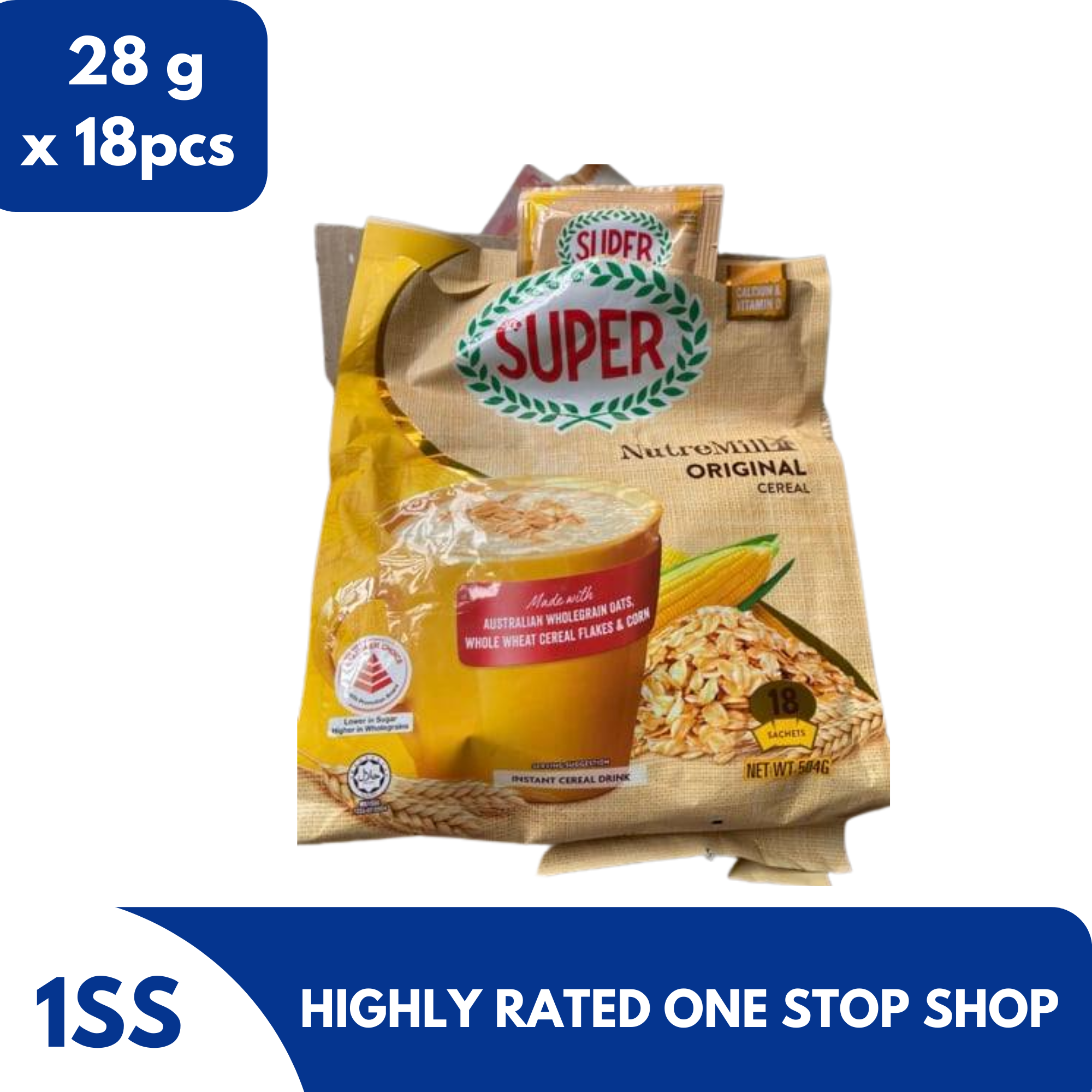 Super Nutre Mill 3in1 Original Cereal 28g x 18pcs | Lazada PH