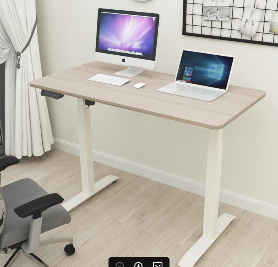 Electric Lift Height Adjustable Ergonomic Standing Desk 120x60cm and ...