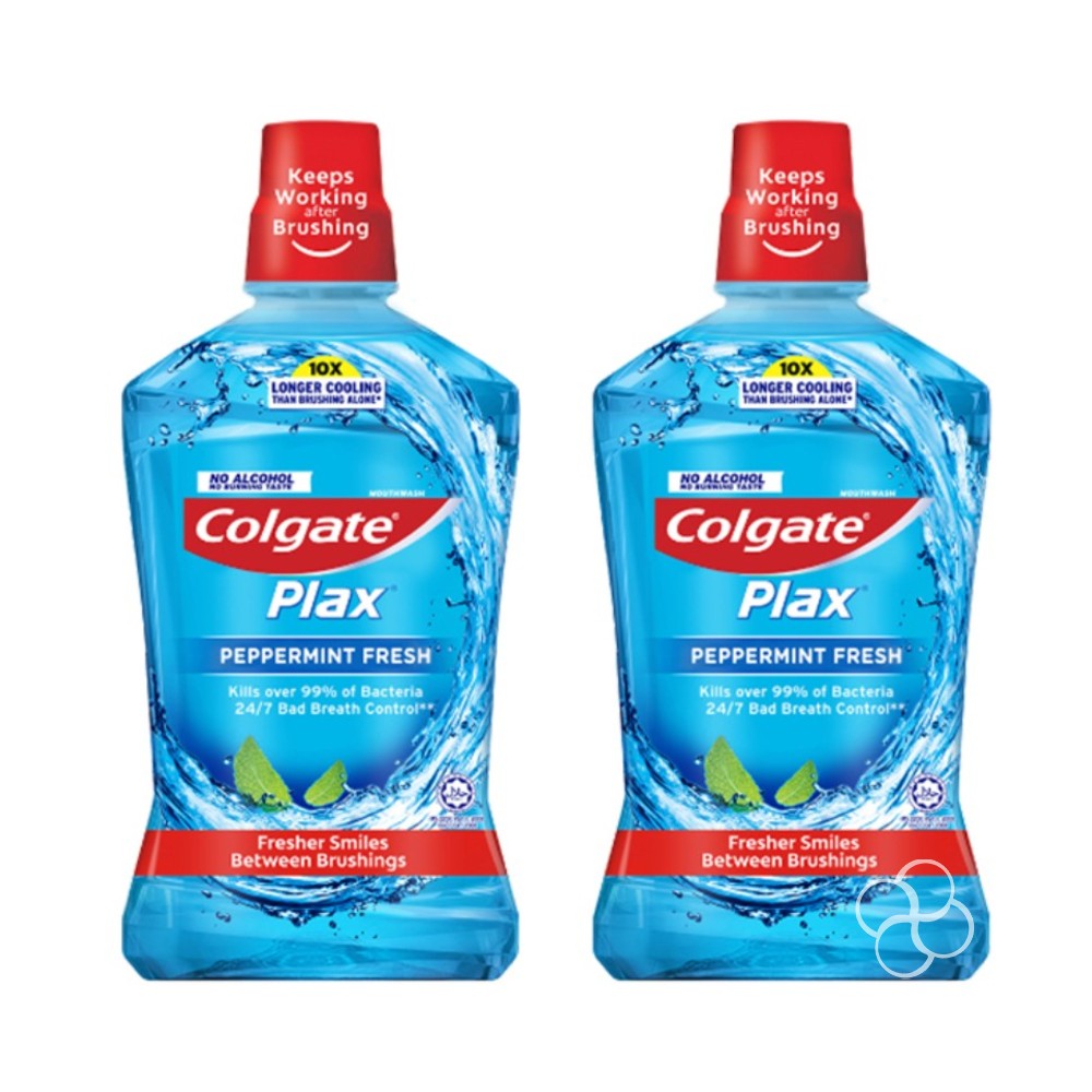 Colgate Plax Peppermint Fresh Mouthwash 1L x 2 | Lazada PH