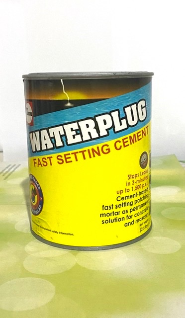 WaterPlug Fast Setting Cement 2.5 lbs Can | Lazada PH