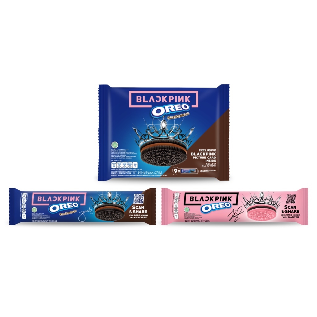 Oreo Blackpink Chocolate Bundle with Pink Cookie Slug [LIMITED EDITION ...