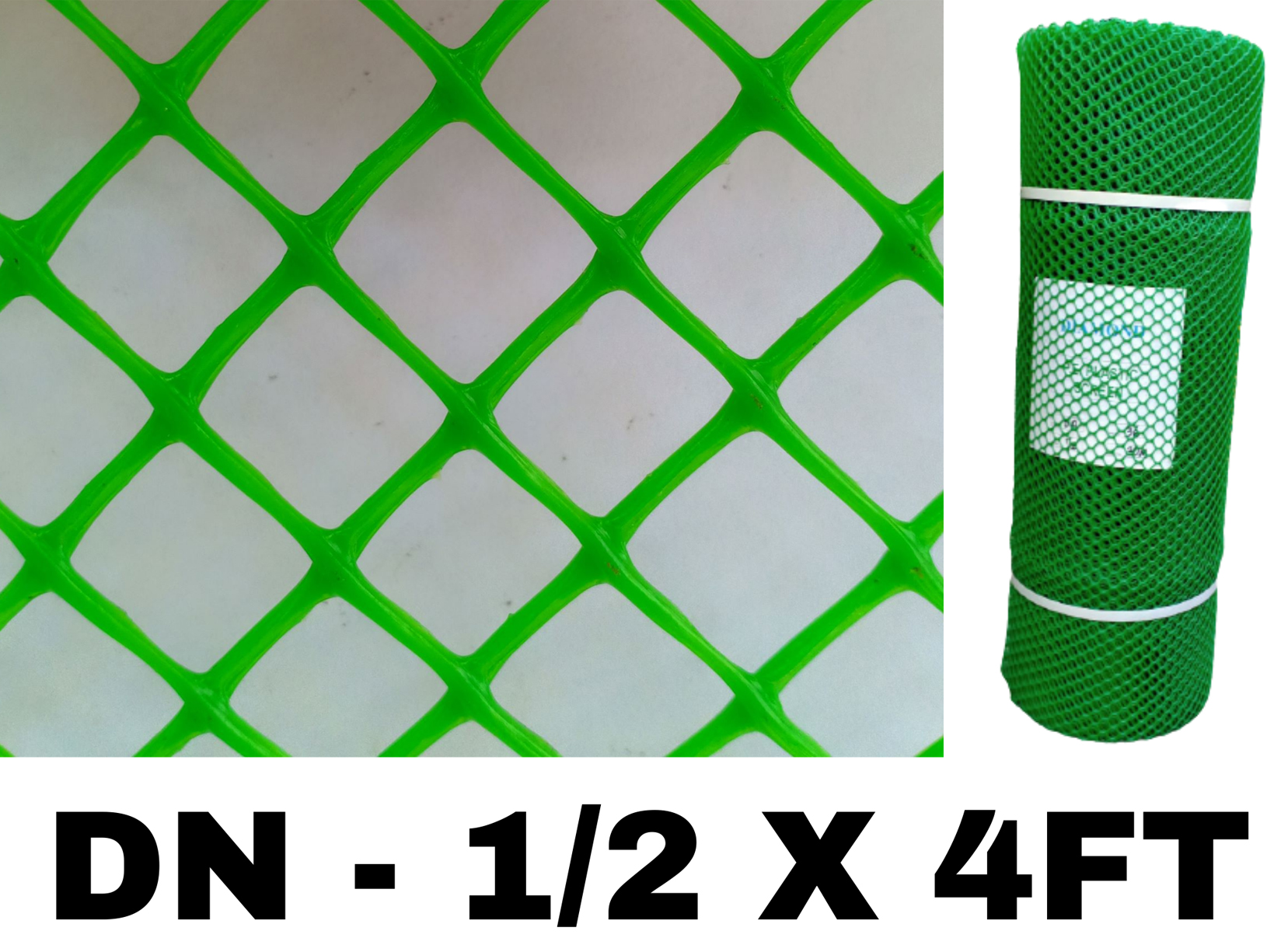 DIAMOND 1/2" x 4ft x 30meters Plastic Screen DIAMOND BRAND Diamond ...