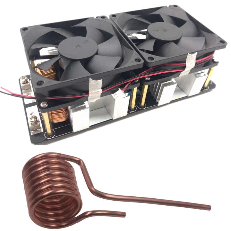 DC 12V~48V ZVS Low voltage induction heating board 2000W 50A Power ...