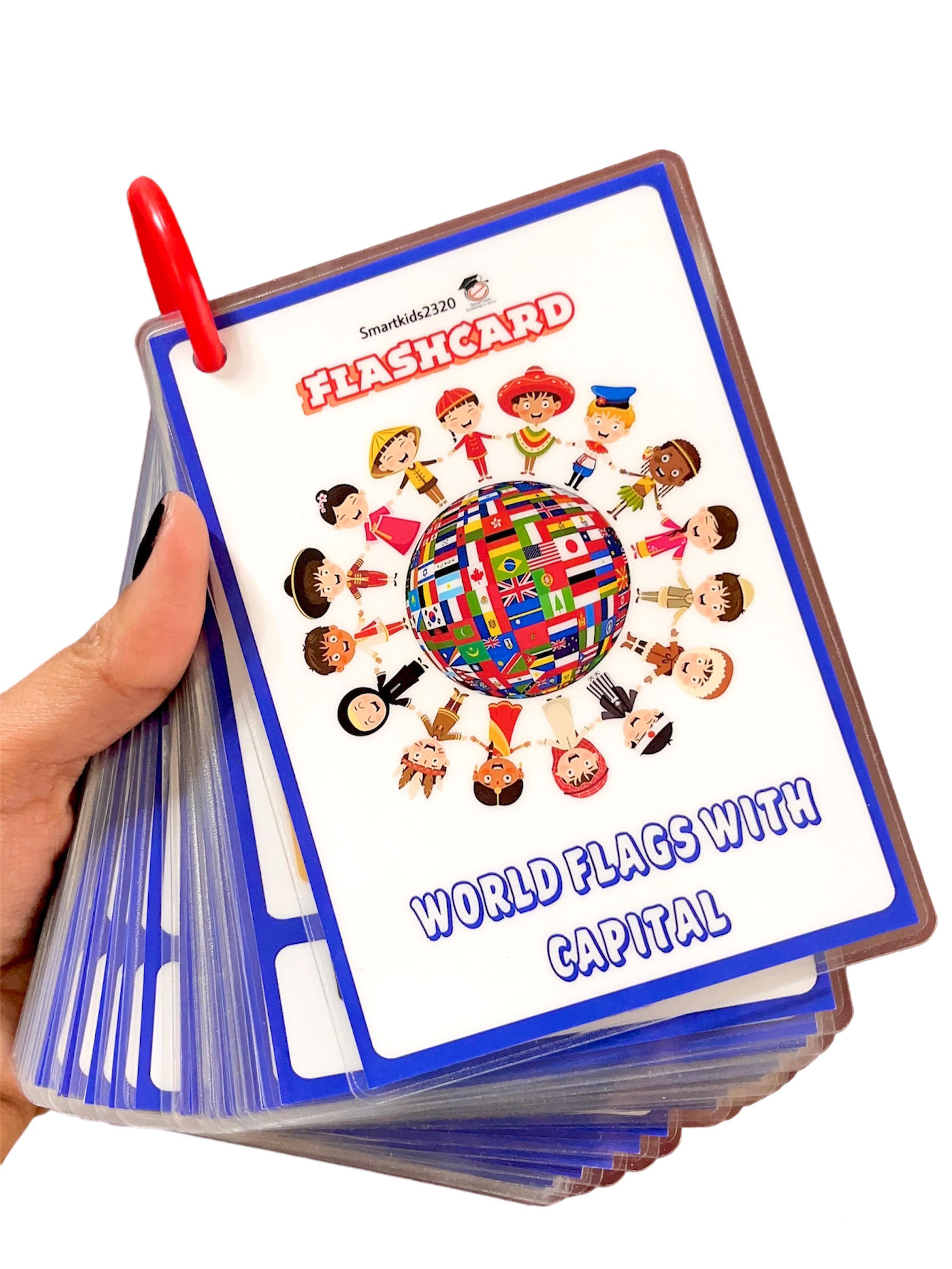 WORLD FLAGS WITH CAPITAL FLASH CARD Laminated 3R size(40pcs) | Lazada PH