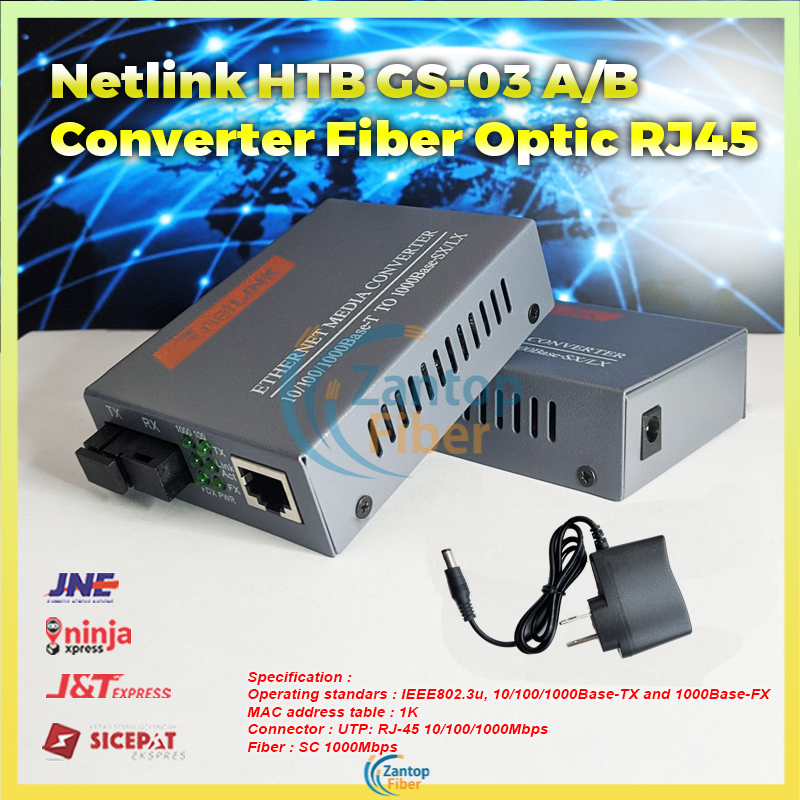 Media Converter Gigabit HTB-GS-03 A/B 1000Mbps Single Mode Fiber Converter Switch | Lazada PH