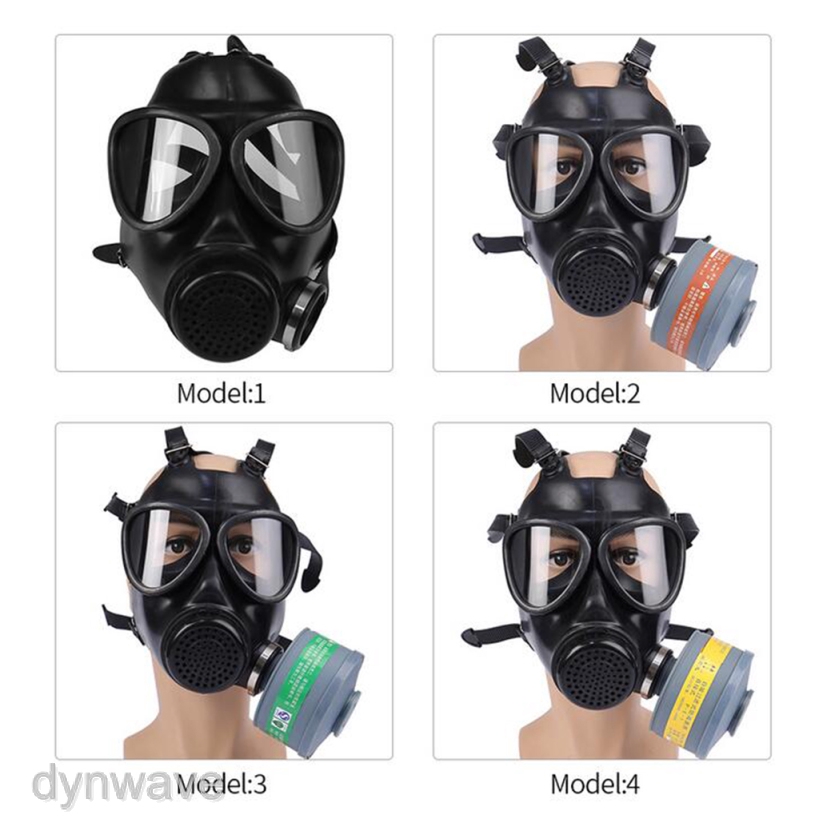 Chemical Safety Painting Spray Military Gas mask Rubber Filter v ...