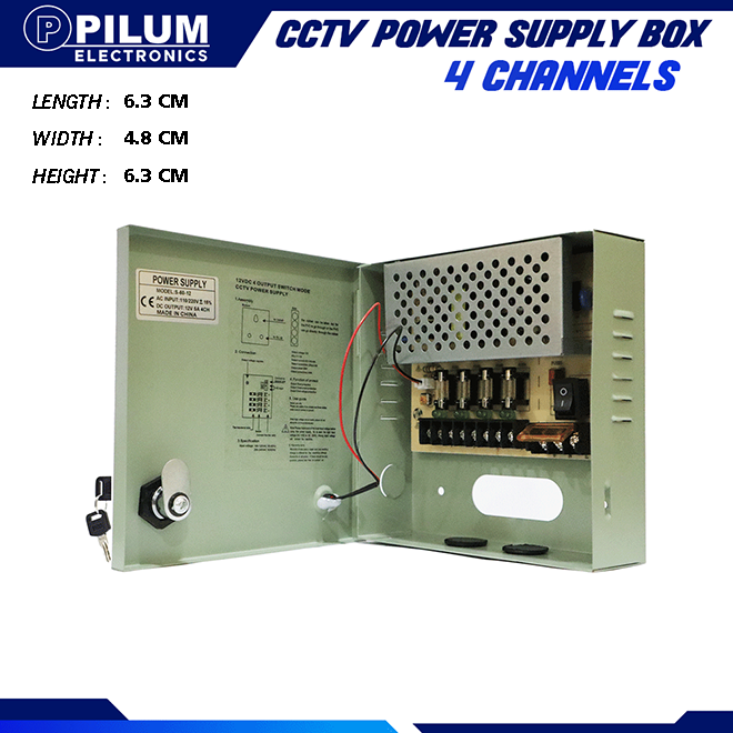 PILUM 4/9/18 Channel 12V 5A/10A/20A/30A/40A/ DC Centralized Power ...