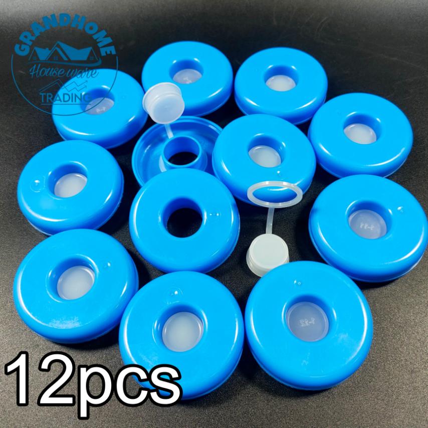 ROUND CAP FOR 5 GALLON ROUND WATER CONTAINER NON SPILL HALF CAP COVER ...