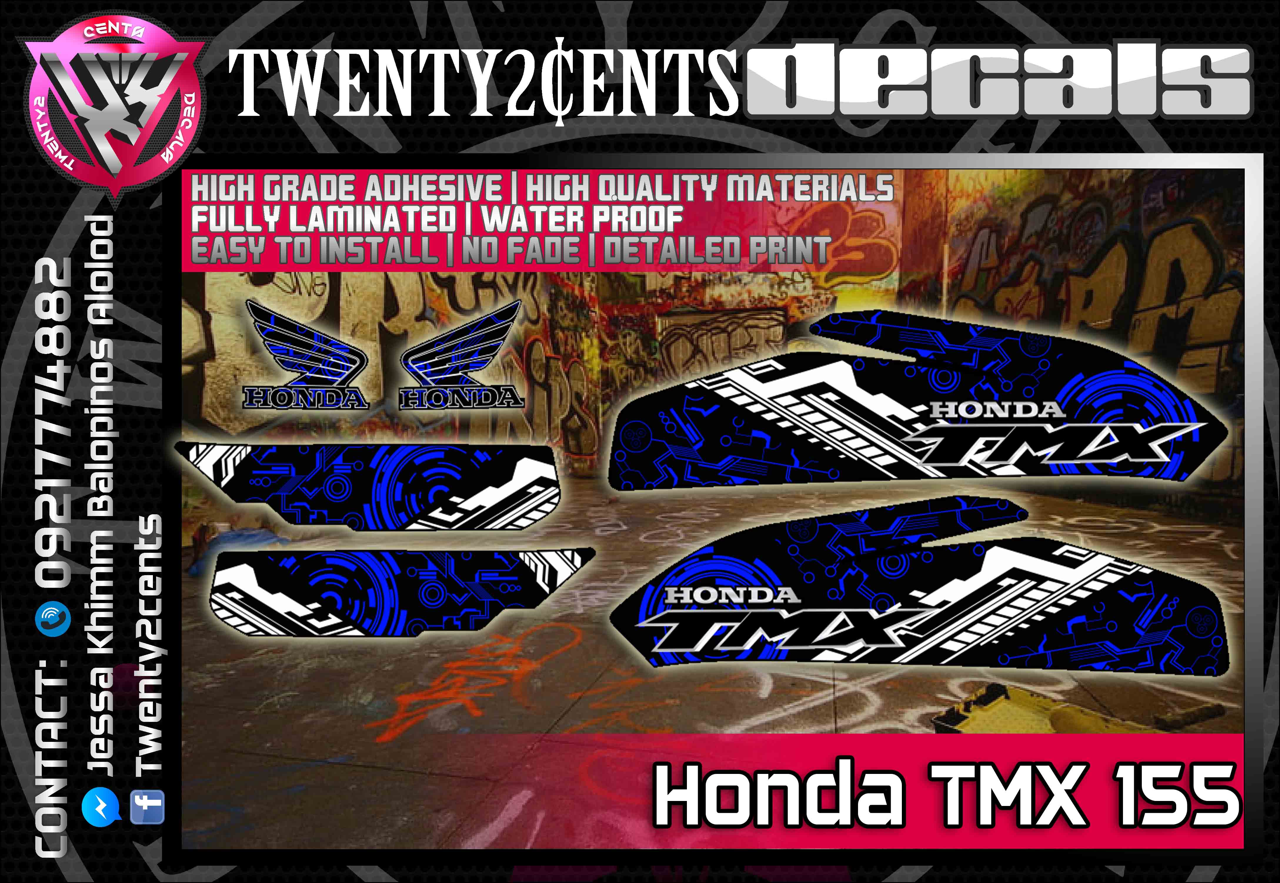 Honda TMX 155 Sticker Decals circuit | Lazada PH