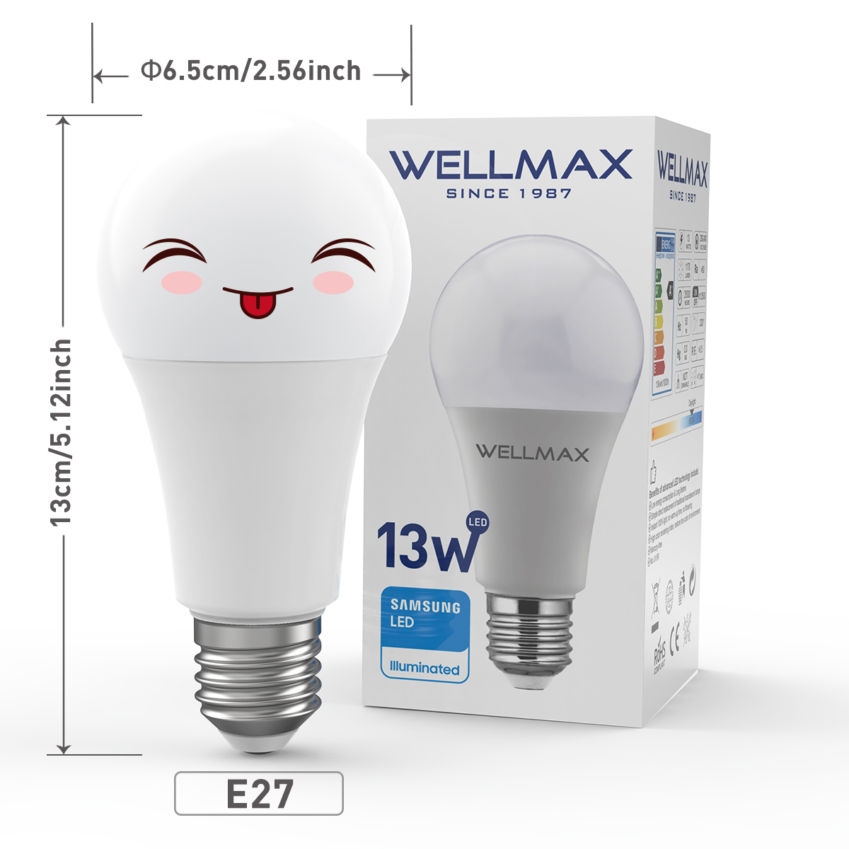 WELLMAX LED E27 Bulb Adopt SAMSUNG Chip 5w-23w 6500K Daylight | Lazada PH