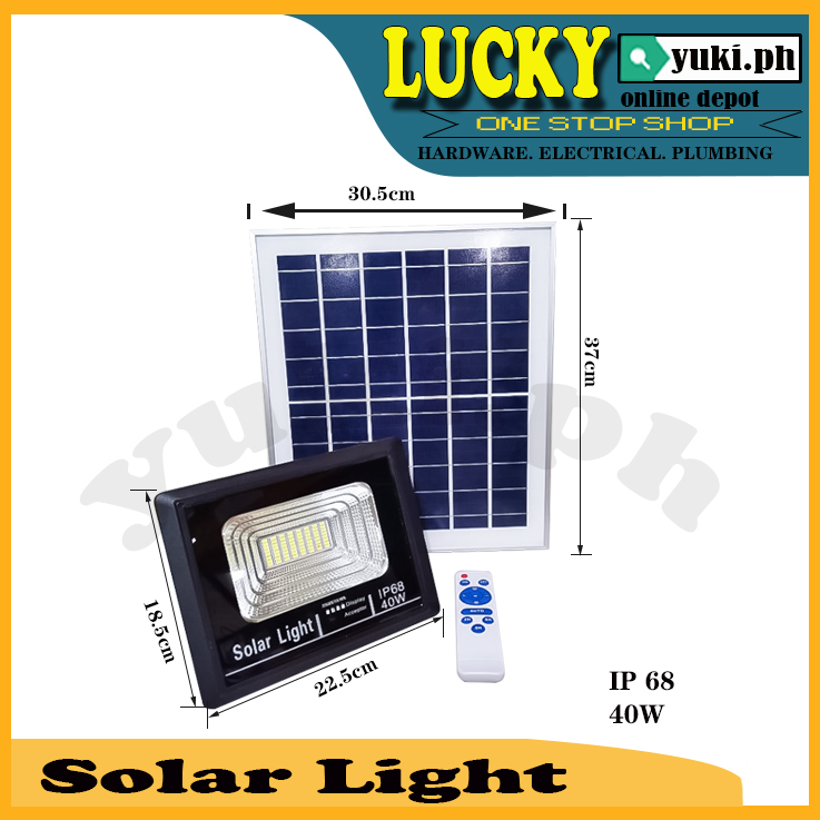 SOLAR LIGHT (IP68/40W),(IP68/60W),(IP68/120W) WITH SOLAR PANEL AND ...