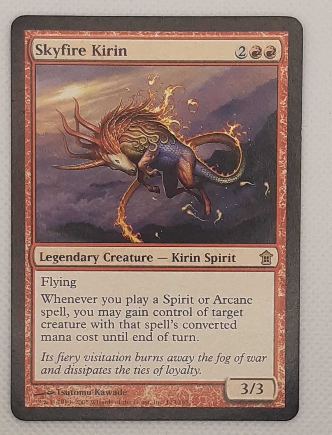 MTG Card Skyfire Kirin Creature Rare Saviors of Kamigawa | Lazada PH