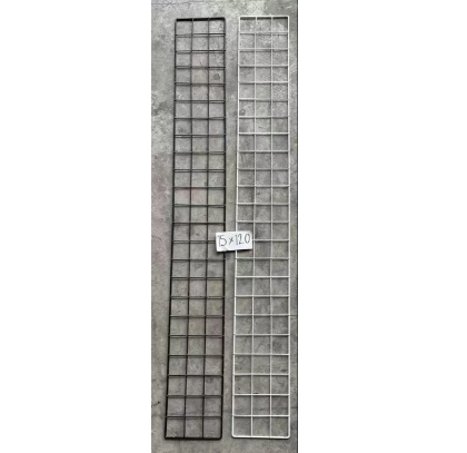 Black/White Coated Wire Mesh Grid Wall Decor 15cm x 120cm Display for ...