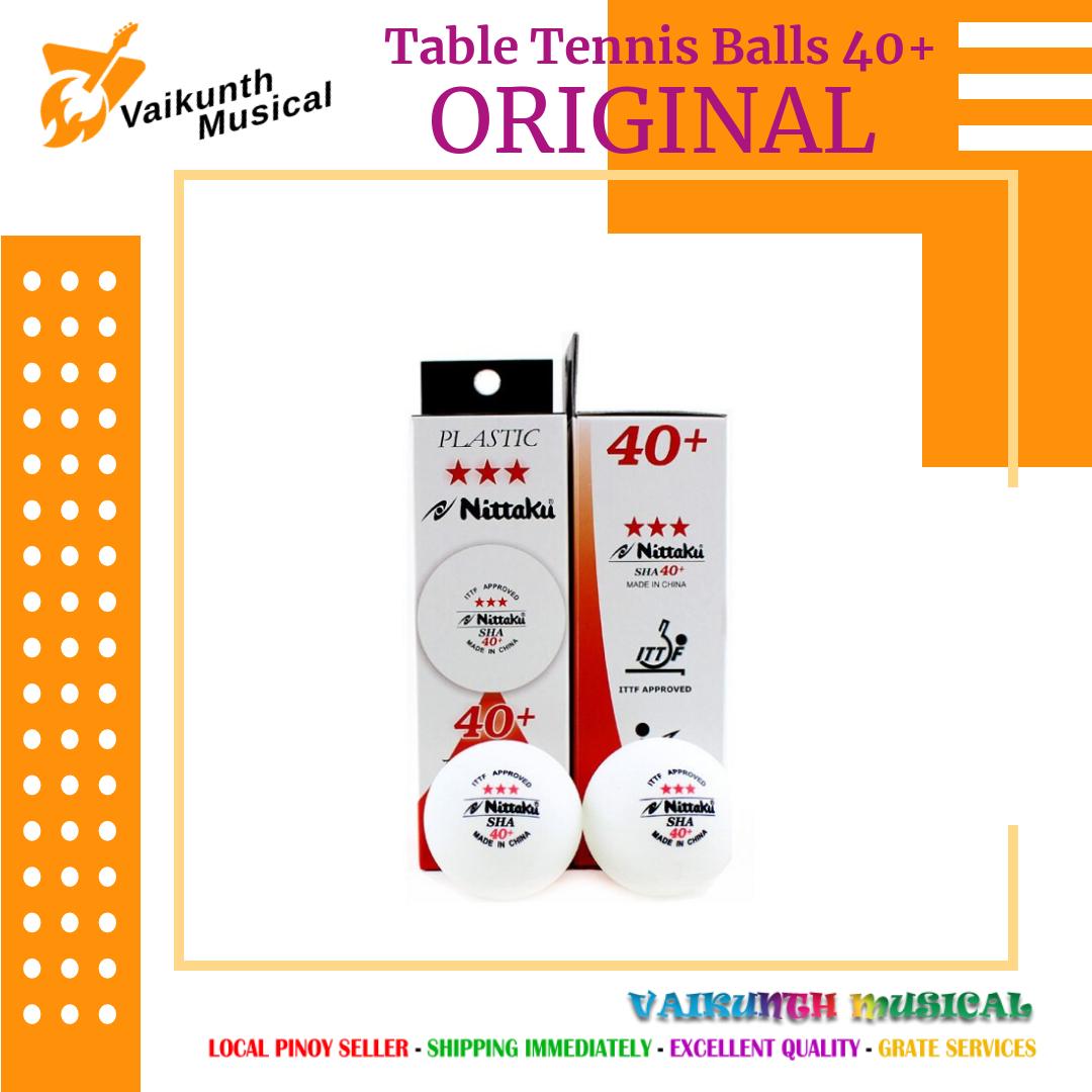 ORIGINAL Table Tennis Balls 40+ NSD NITTAKU 3 Star Polyballs | Lazada PH