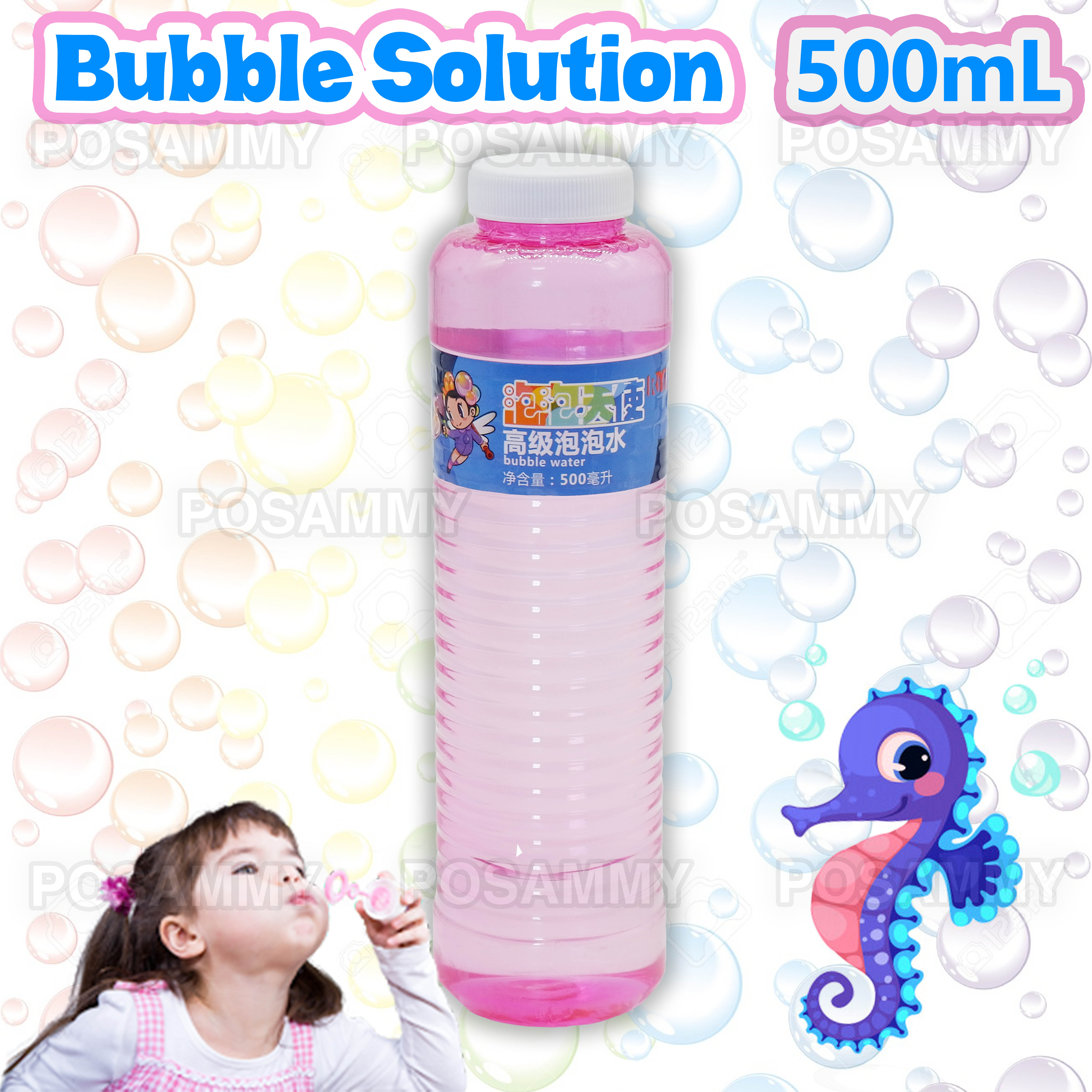 Premium Bubble Solution Refill 500mL Supplement for Bubble Machines And ...
