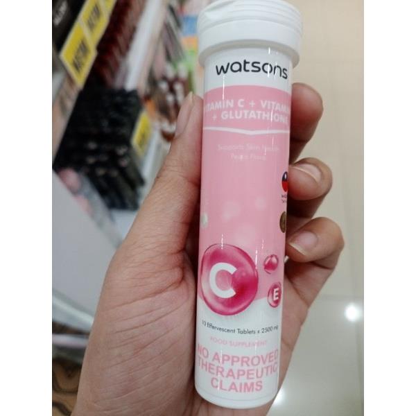 watsons vitamin c vatamin e glutathione(s13) | Lazada PH