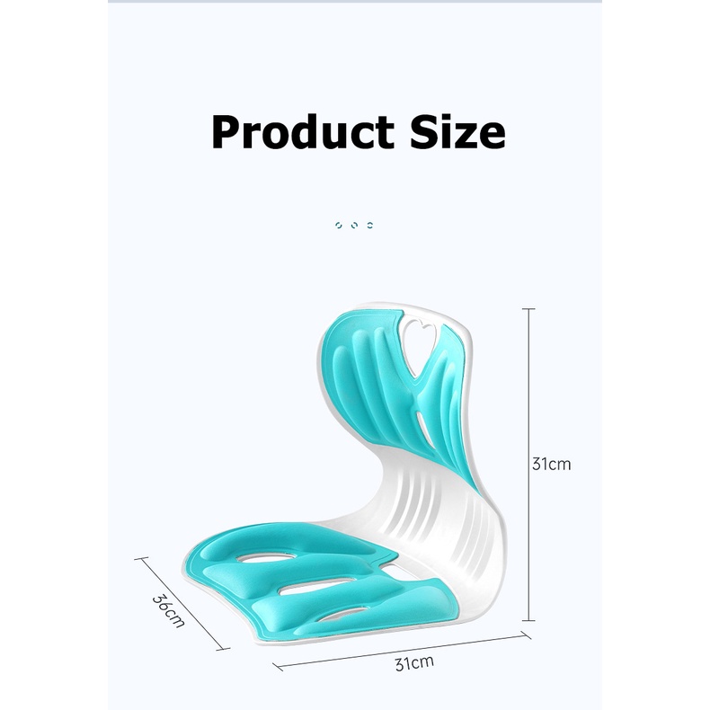 #1S Sit Up Straight# Curble Chair Posture Corrector Chair Lumbar Back ...