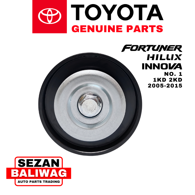 ORIGINAL TOYOTA IDLER PULLEY BELT TENSIONER PULLEY NO. 1 FORTUNER ...