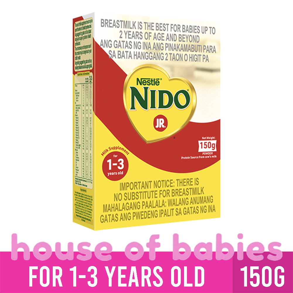 NIDO Junior 150g 1-3 Years Old Powdered Milk Drink | Lazada PH