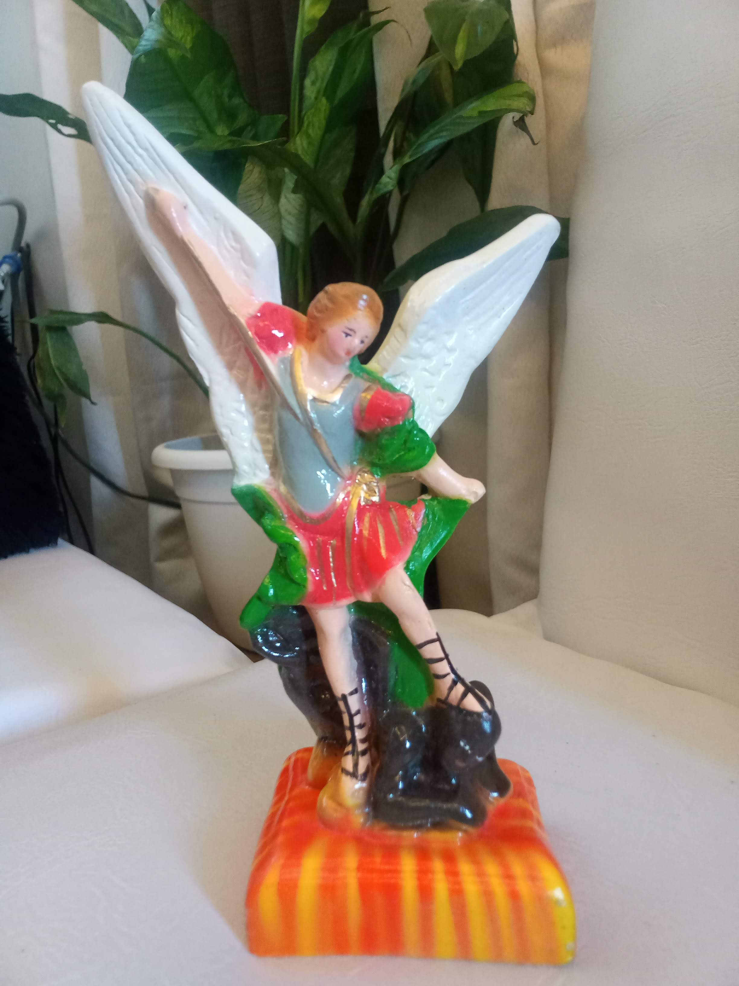 St. Michael the Archangel San Miguel de Arcangel Statue Figurine 8 ...
