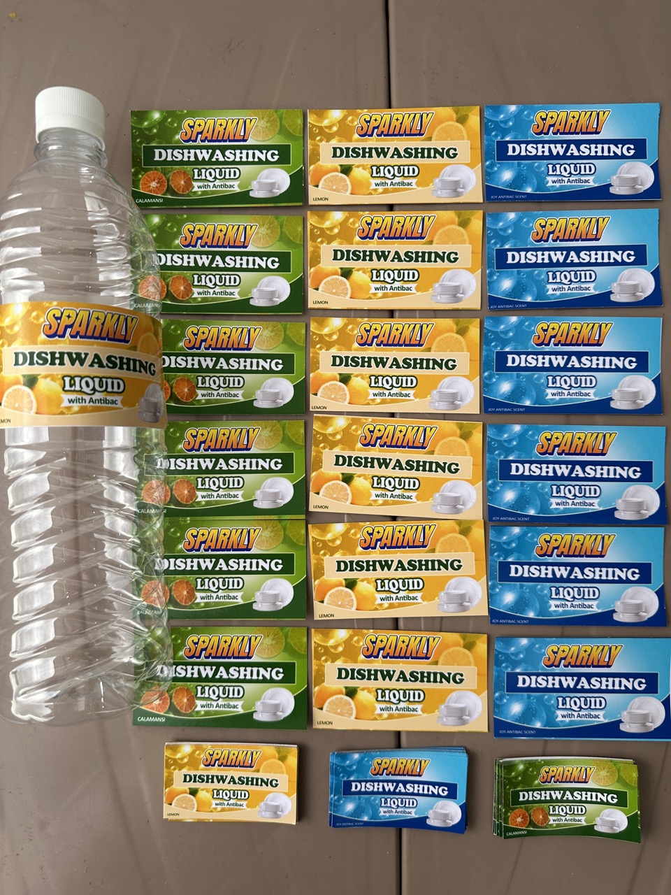 18PCS STICKER LABEL FOR DISHWASHING LIQUID | Lazada PH