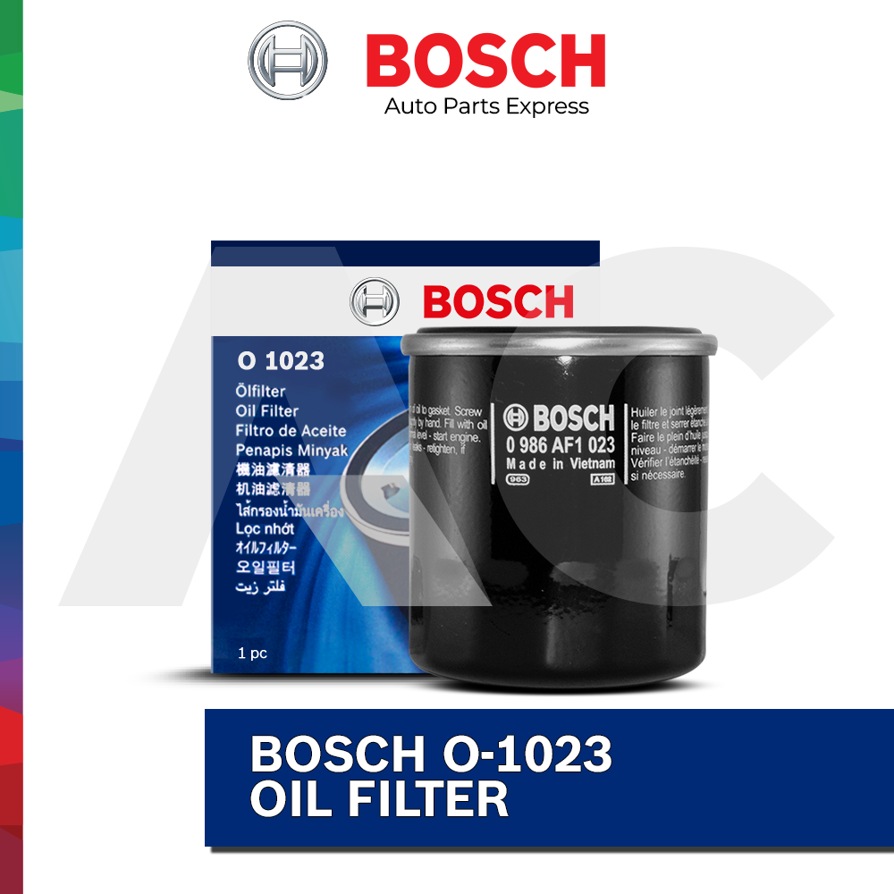 BOSCH OIL FILTER O1023 (C-806/15400-PJ7-005) FOR HONDA CITY 1997-2003 ...