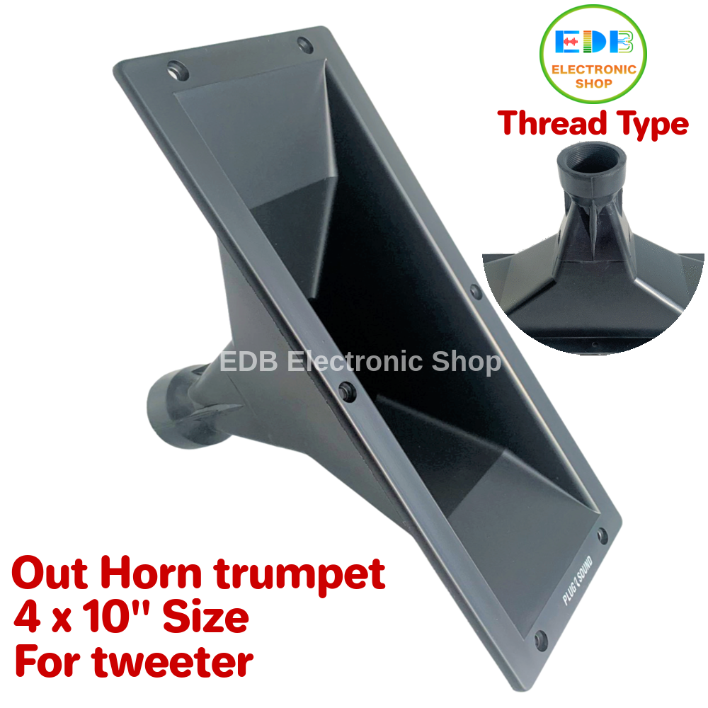 Horn Tweeter 4x10" Out Horn Only without Driver unit for Tweeter Thread ...