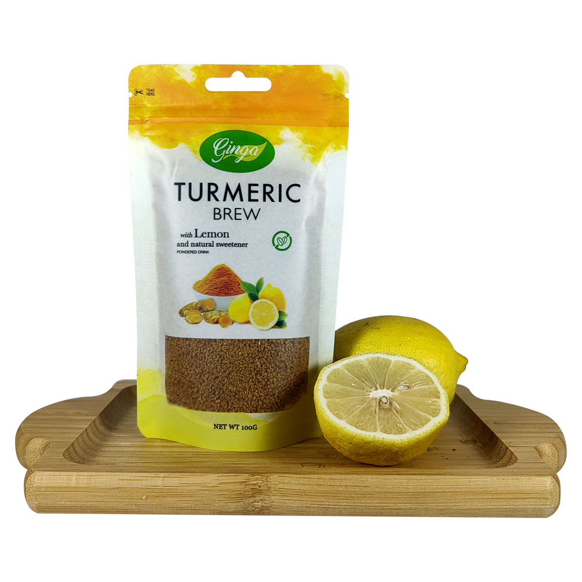 GINGA Turmeric Brew with Lemon 100g | Lazada PH