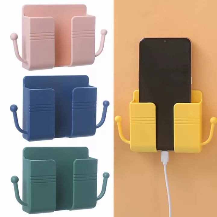 Wall Charger Storage Box, Remote Control Mounted Mobile Phone Plug,Wall ...