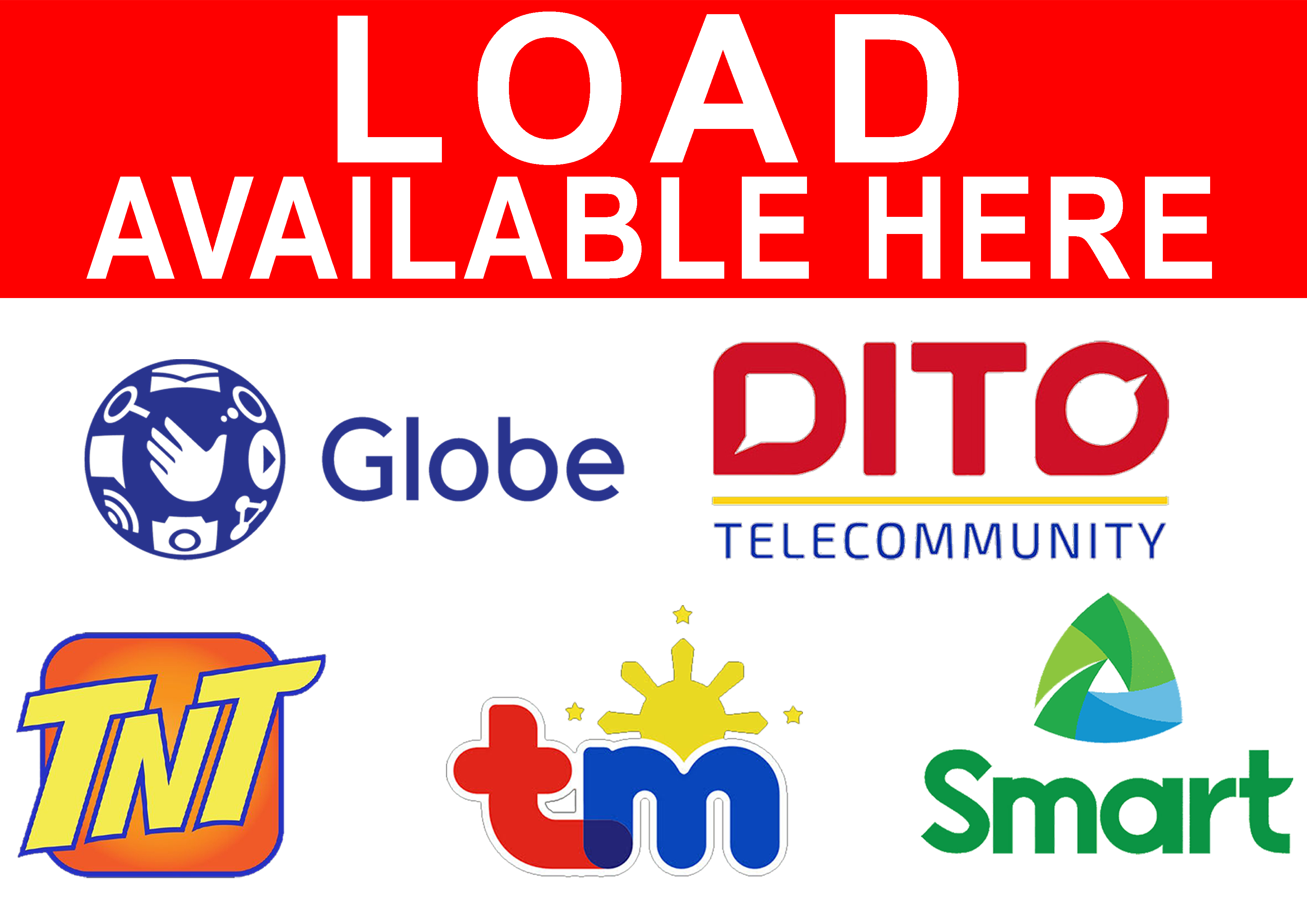 Load Available Here Laminated Signboard A4 Size | Lazada PH