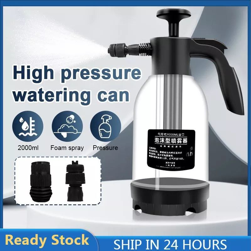 2L Car Foaming Sprayer Car Manual Pneumatic Foam Spray Bottle Handheld ...