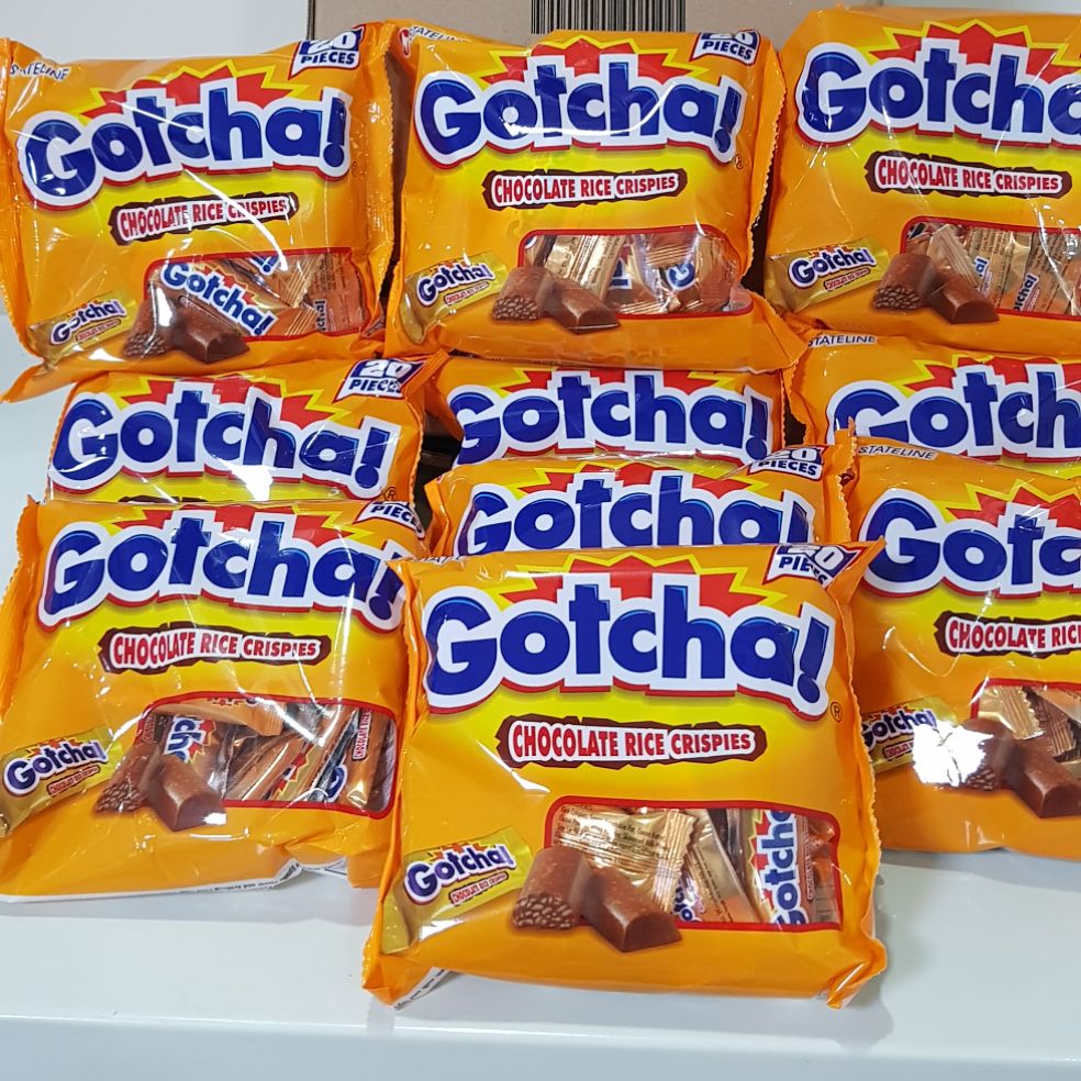 Gotcha Chocolate Rice Crispies 6g x 20 x pack of 15 | Lazada PH