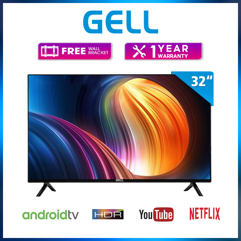 GELL 2432 inches LED TV 32 INCH smart TV flat screen on sale android TV ...