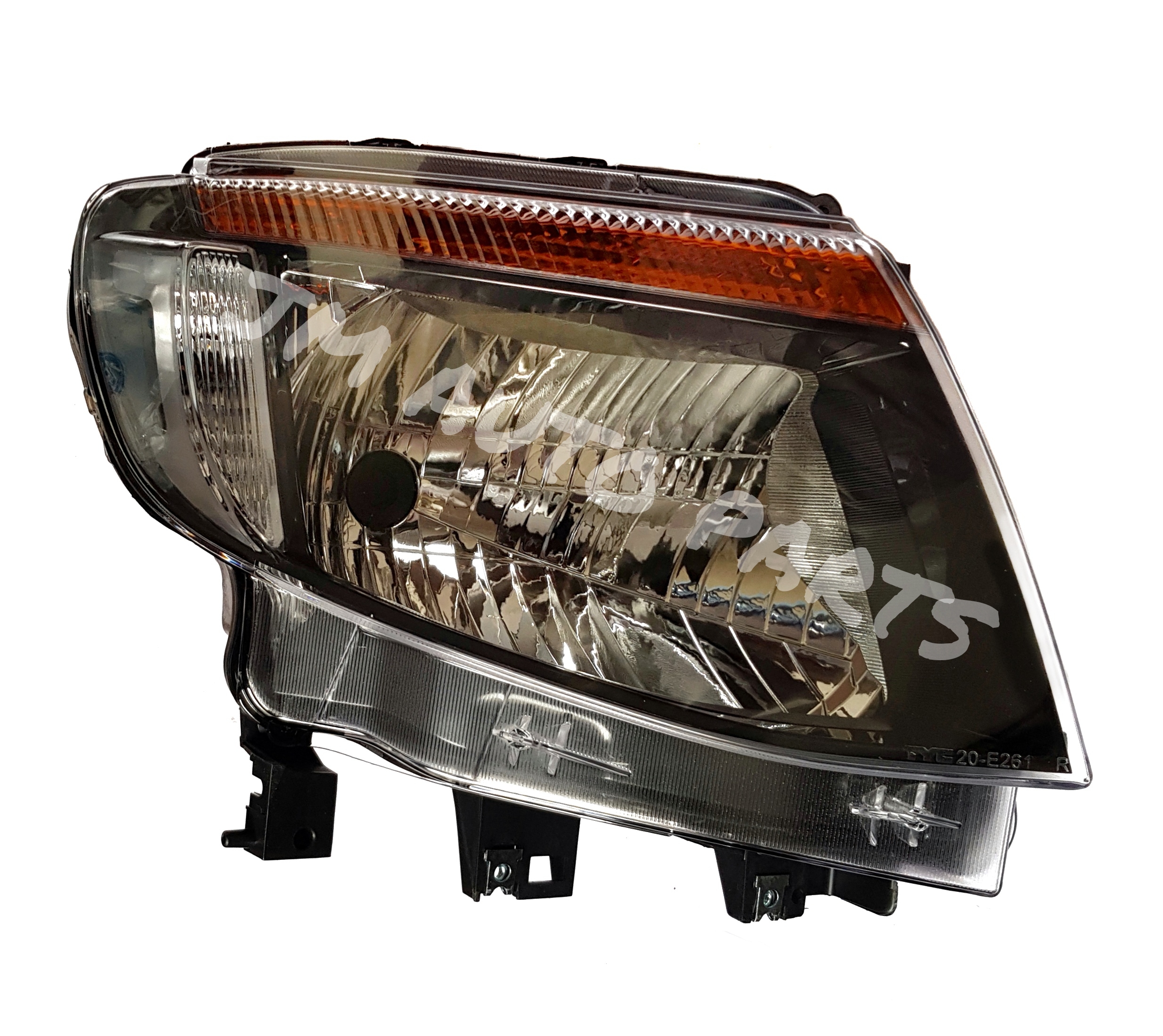 Ford Ranger 2012 - 2014 Black Right (Passenger Side) Head Light Head ...