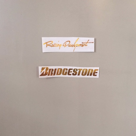 [Price per Piece Design] Gold Stickers for Motorcycle and Car - Semi ...