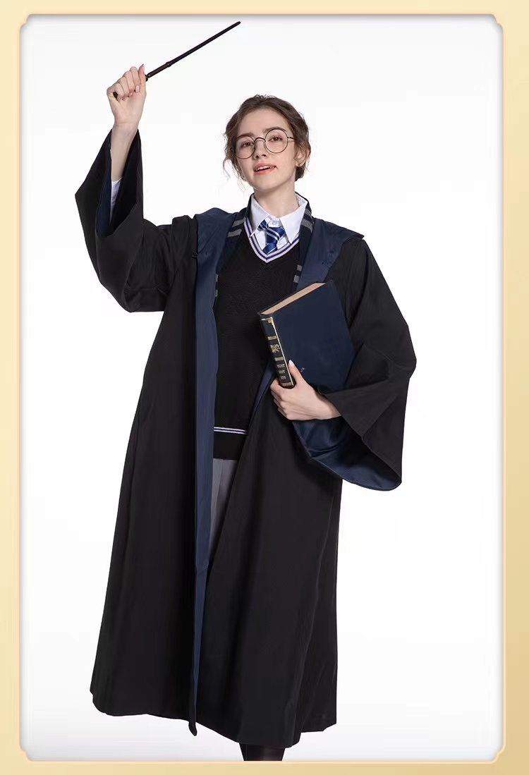 Costume Robe Dress Robe Cloak Cosplay Jacket Magic Robe Uniform Coat ...