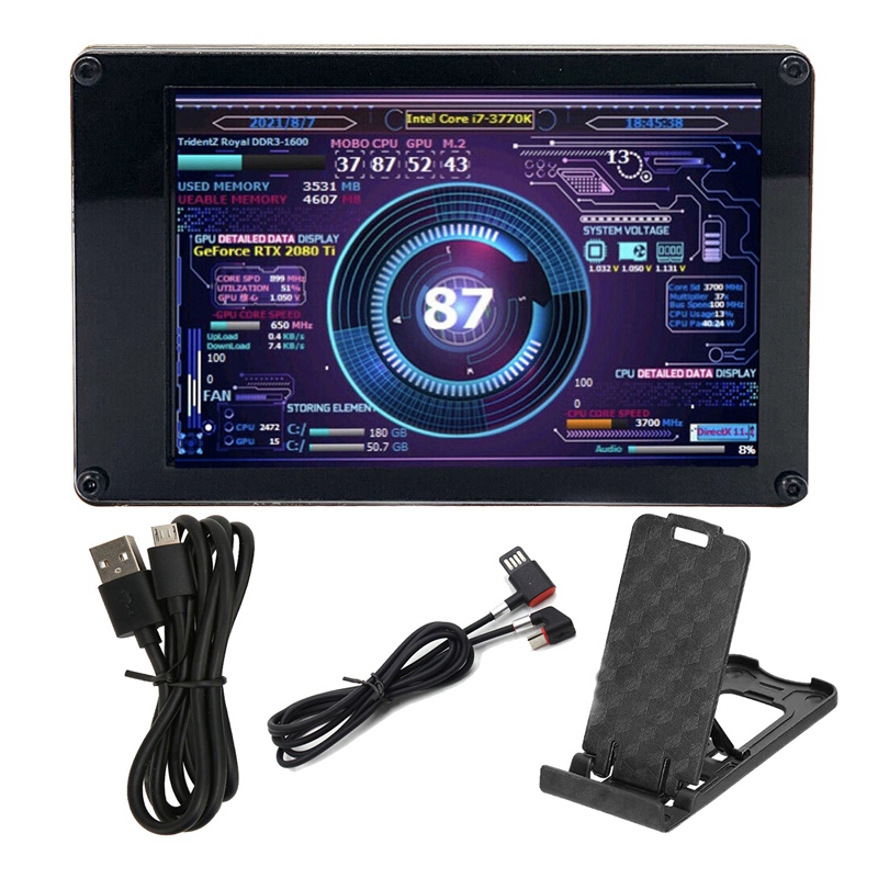 3.5 Inch IPS LCD Monitor Chassis Display Display Light AIDA64 RGB ...