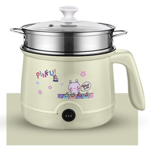 Mini Rice Cooker With Steamer Multi-function Cooker 1.5L Non-stick ...