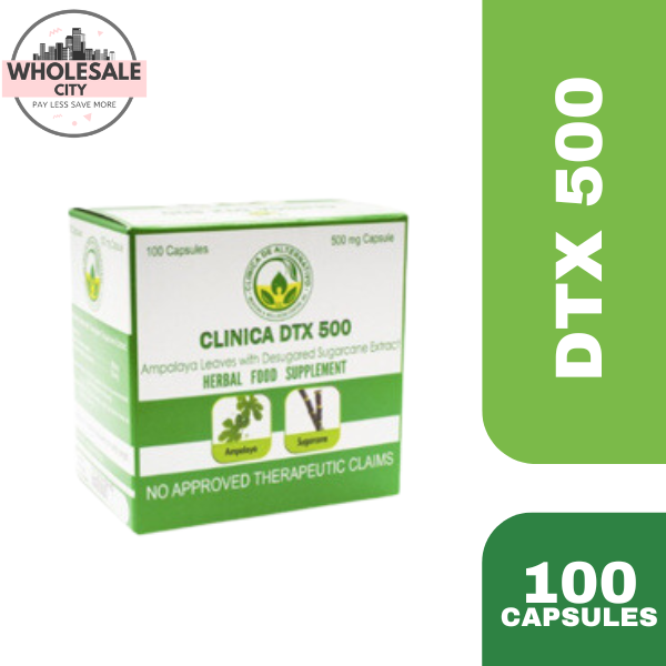 Clinica DTX 500 herbal food supplement 1box (100 capsules) | Lazada PH