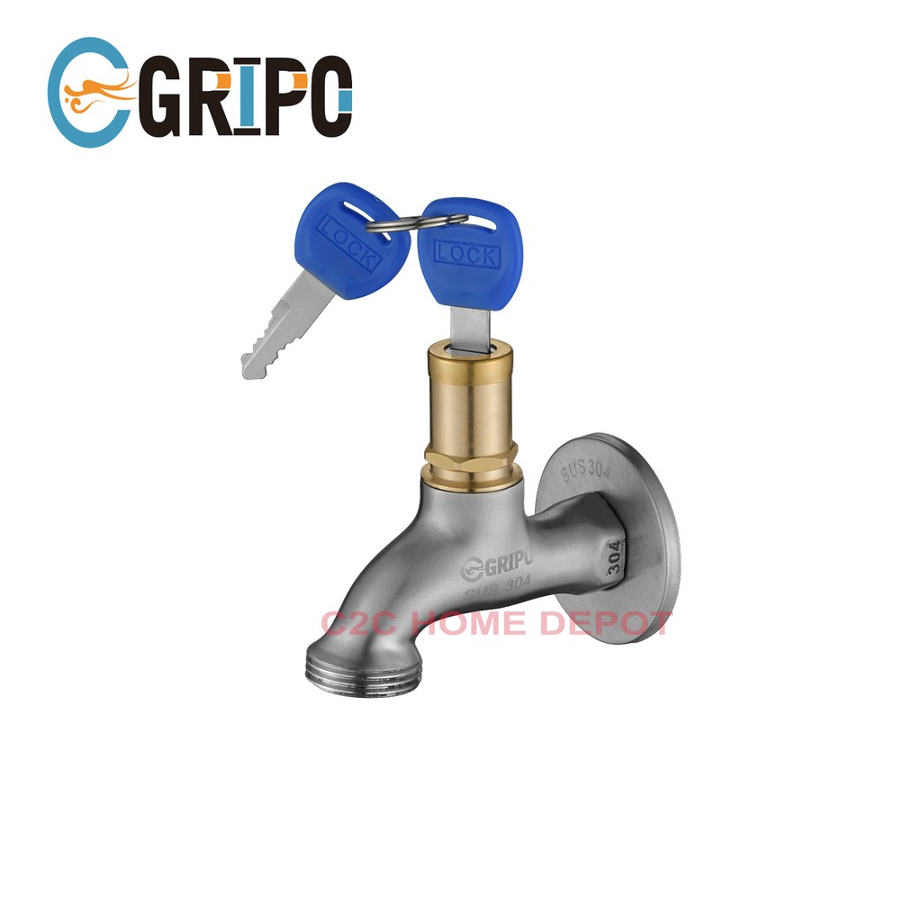 gripo fouset GRIPO High quality sus304 stainless faucet with lock GP132 ...