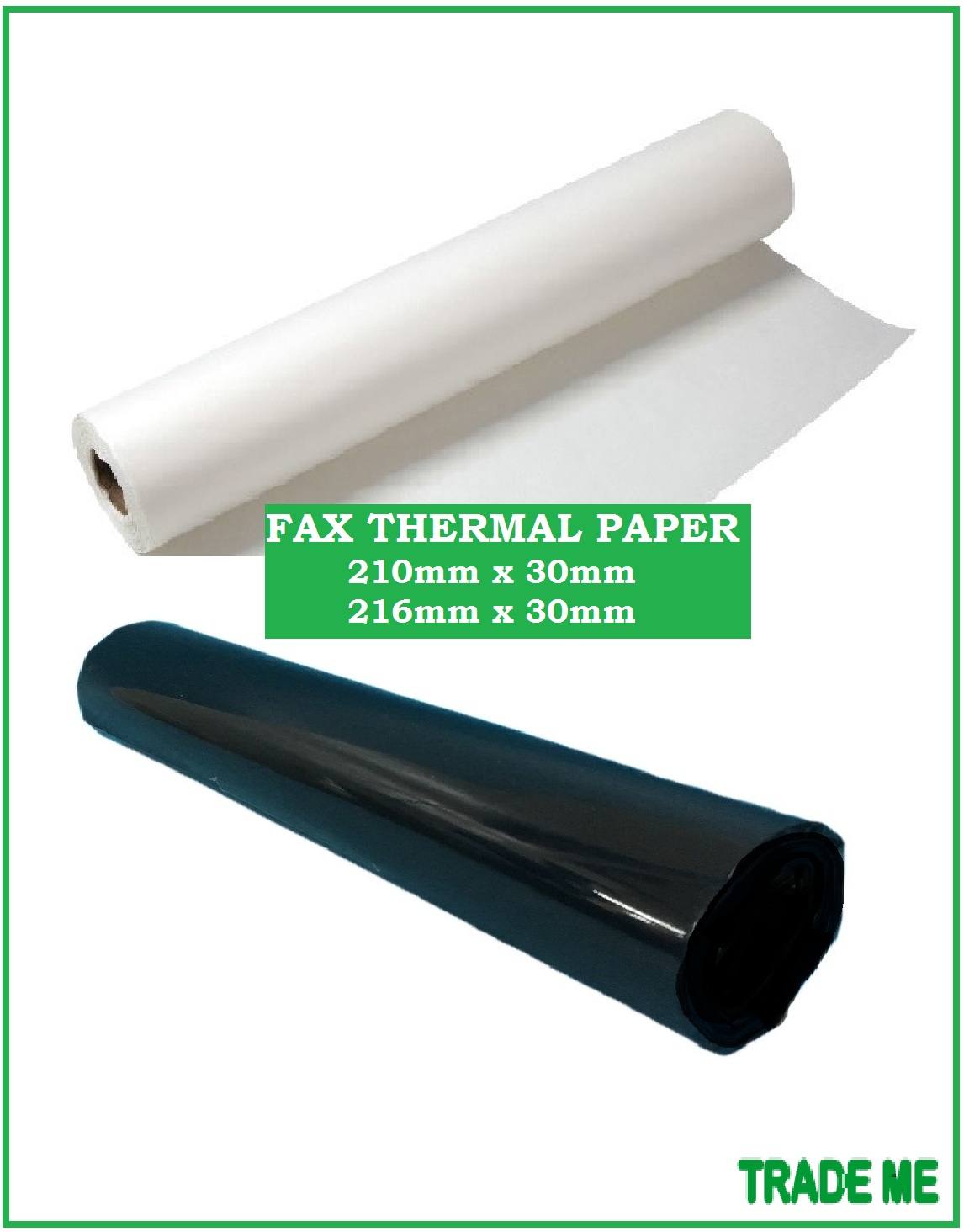 Fax Thermal Paper 210mm x 30m, Retail (sold per roll) | Lazada PH