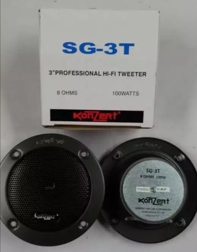 KONZERT SG-3T 3" PROFESSIONAL HI-FI TWEETER 100W | Lazada PH