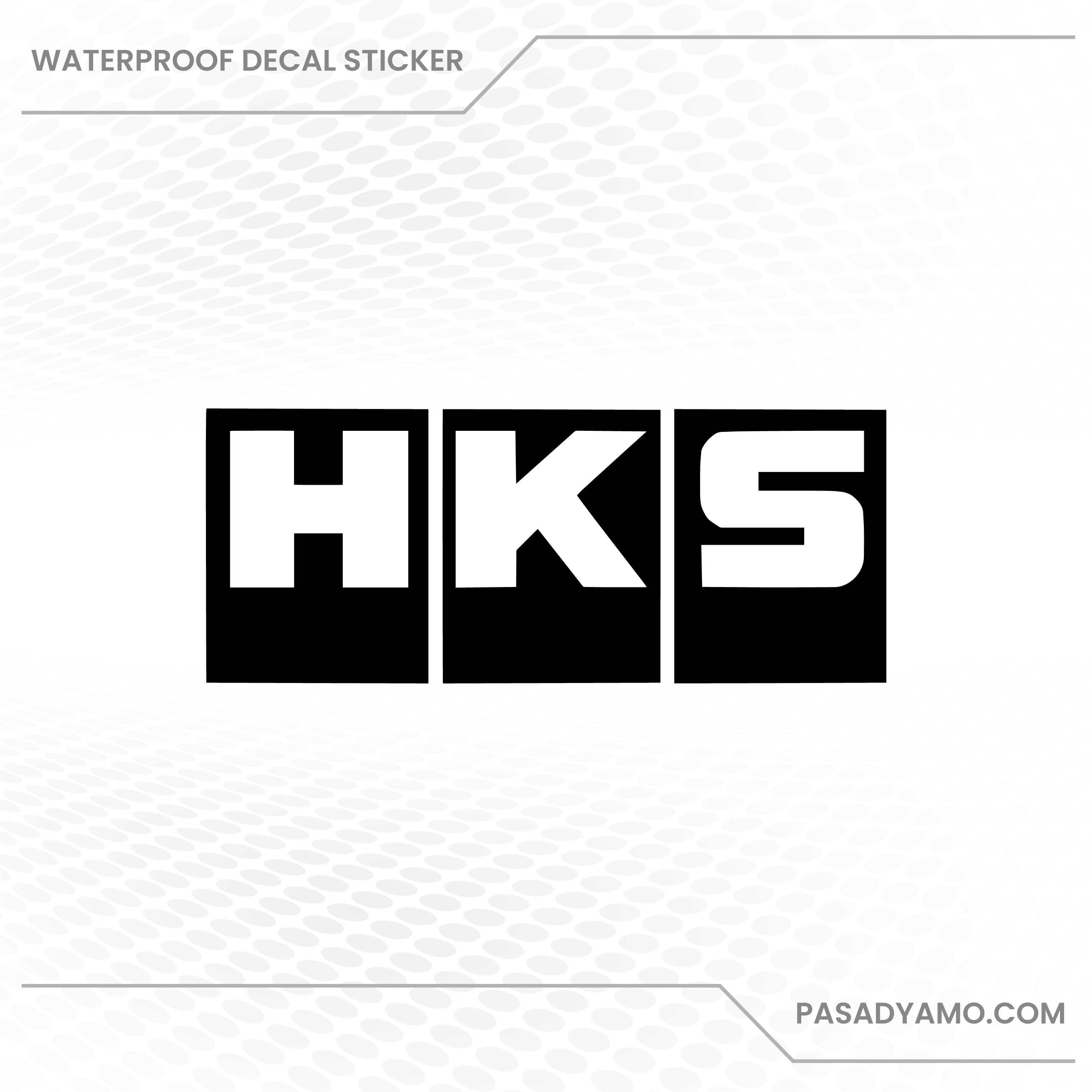 HKS Decal Sticker for Cars and Motorcycles 4 x 6 inches | Lazada PH