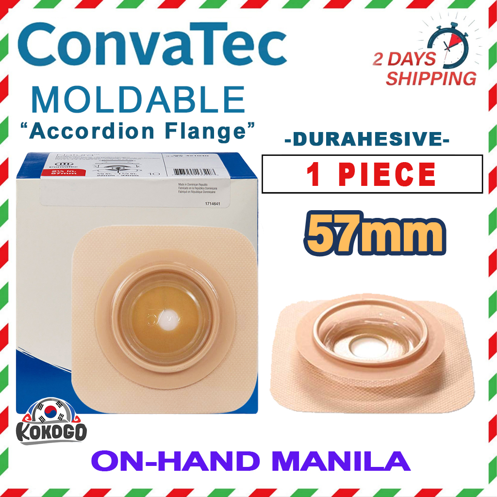 Convatec Colostomy Wafer Moldable Durahesive Accordion Flange sold per ...
