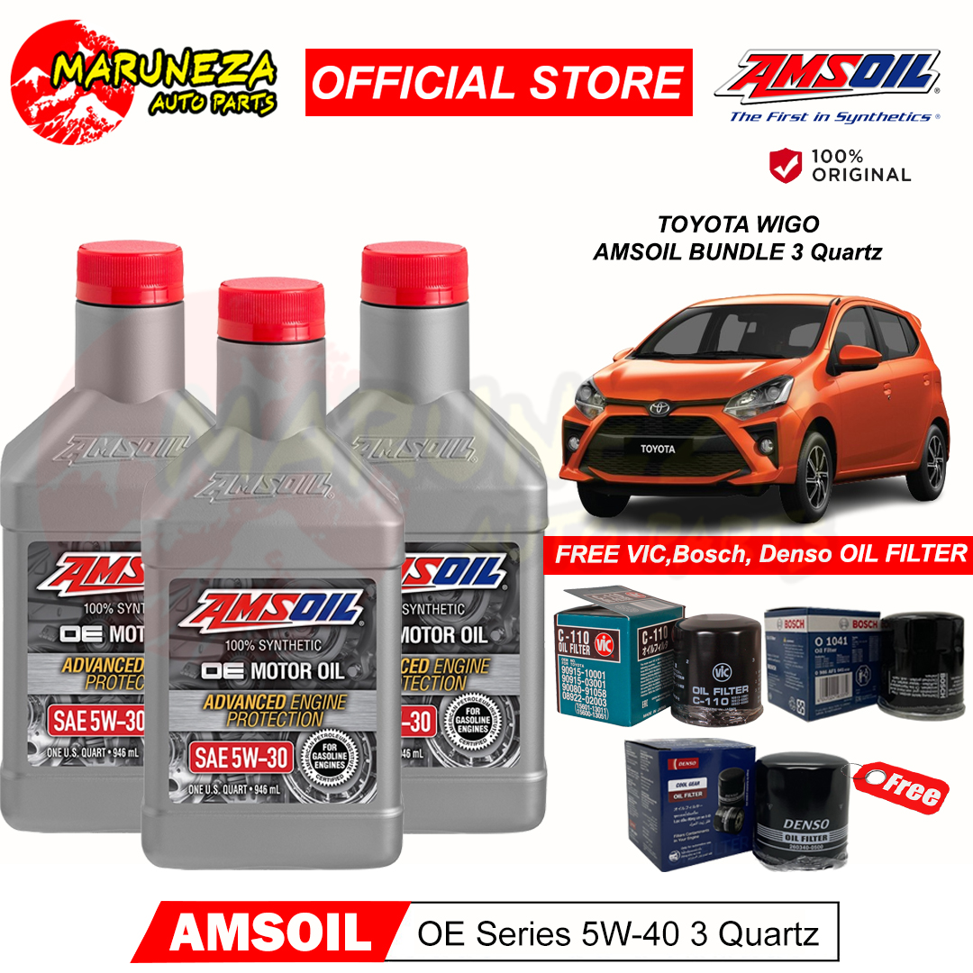AMSOIL OE Series Bundle Toyota Wigo (3 Quartz) | Lazada PH
