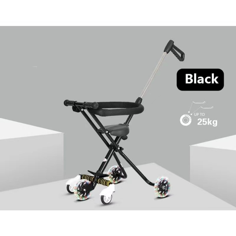 Foldable stroller Lightweight Portable stroller for baby with brake ...