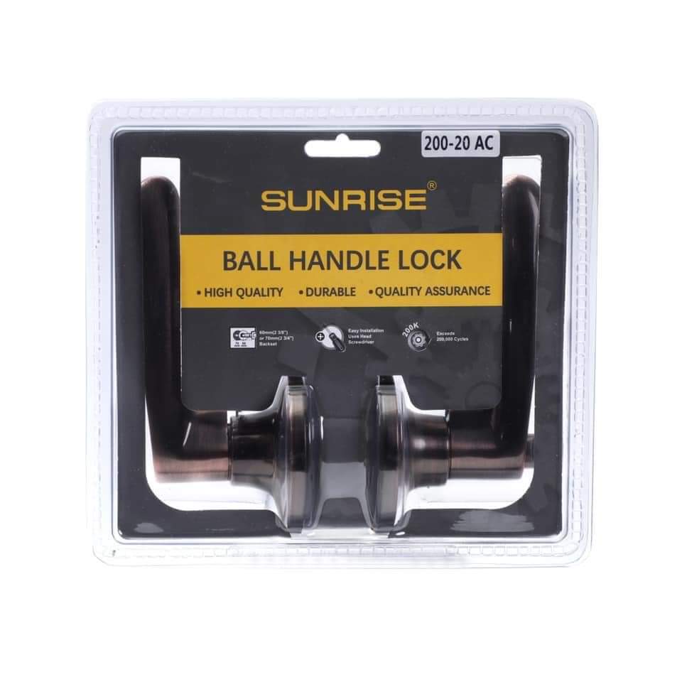 Sunrise Stainless Door Knob Lock Set handle Lock 588 S/S , 587 S/S ...