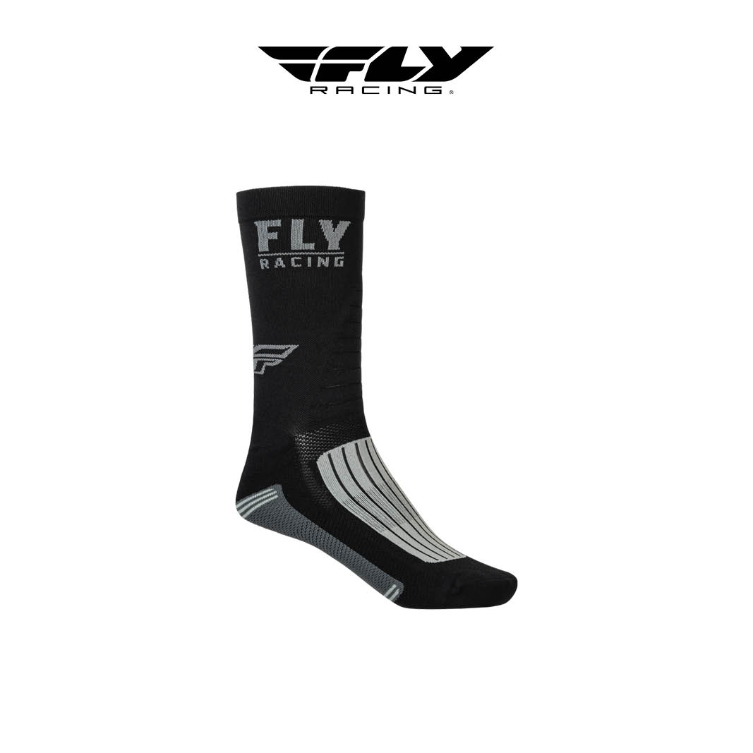 FLY Racing Factory Rider Socks Black/Grey | Lazada PH